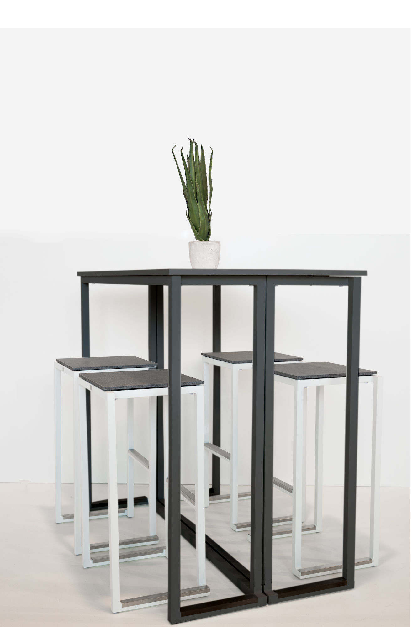 Mange debout Wall double plateau noir - Locareception